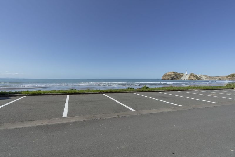 Open Space Parking Lot Near the Ocean HDRi Maps and Backplates