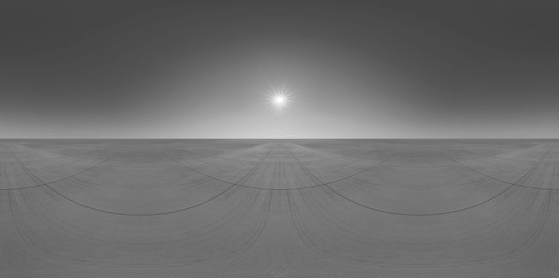 Open Space with Sun Visible: Calibrated and Colour Accurate HDRi Maps ...