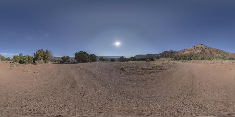 Panoramic View of Utah Desert: Sunset over Rugged Canyons HDRi Maps and ...