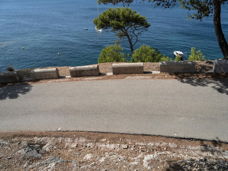 Panoramic Views of the Ocean on the Coastal Road HDRi Maps and Backplates