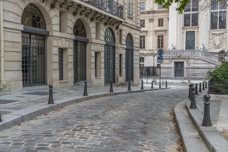 Paris, France: Urban Design and Cobblestone Walkways HDRi Maps and ...