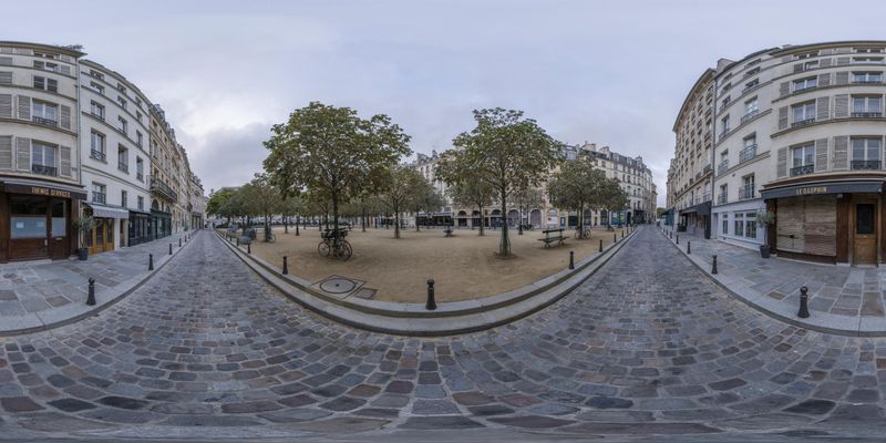 Paris: Historic Architecture and City Life HDRi Maps and Backplates