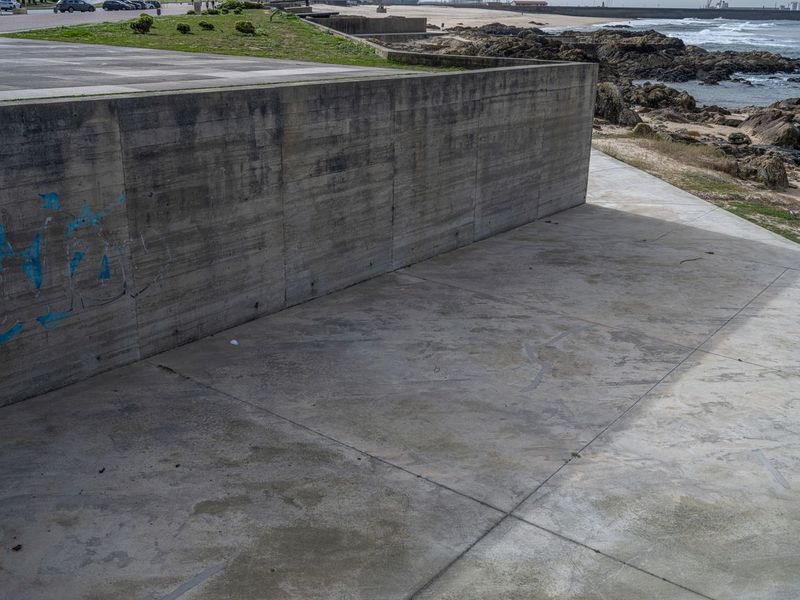 Porto Coastal Concrete: Aerial View HDRi Maps and Backplates