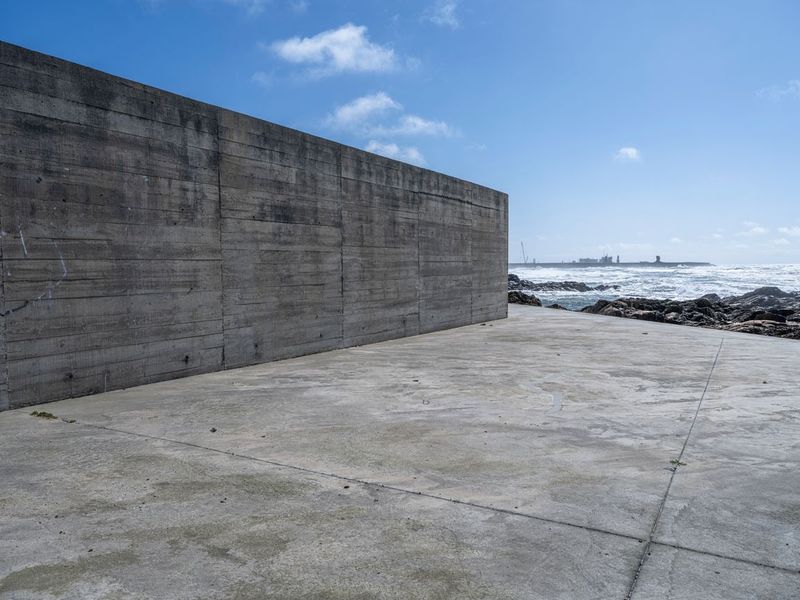 Porto Coastal Views: Concrete Wall Overlooking the Ocean HDRi Maps and ...