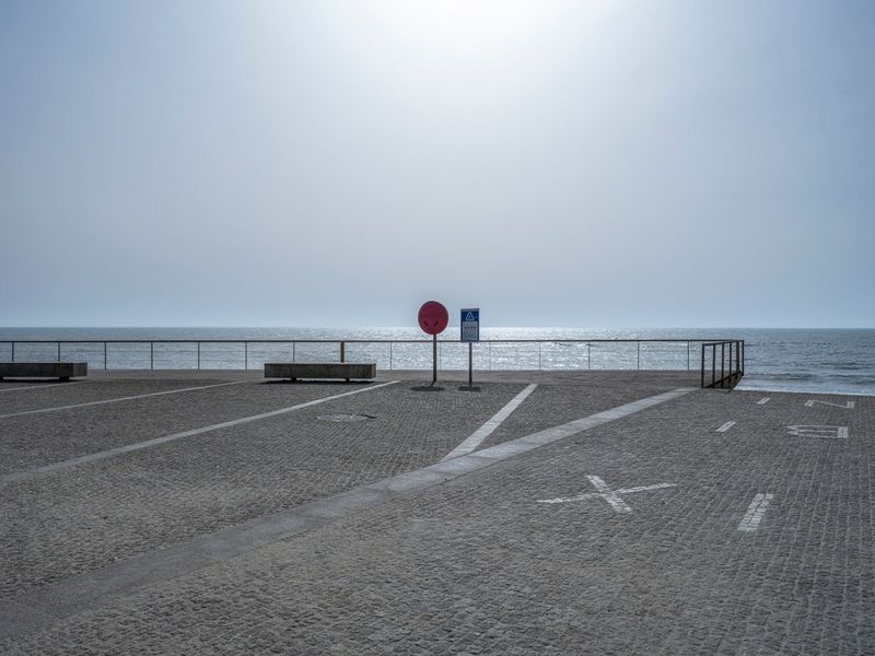 Porto's Coastal Open Space: Cobblestone Beach View HDRi Maps and Backplates