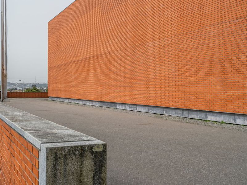 Porto Concert Hall: Brick Wall Facade HDRi Maps and Backplates