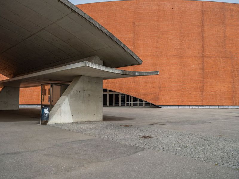 Porto Concert Hall in an Urban Landscape HDRi Maps and Backplates