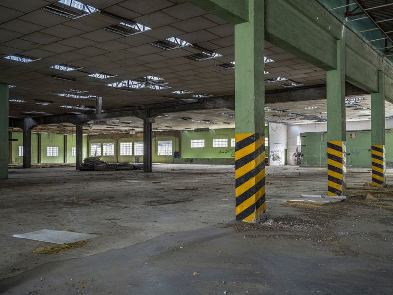Porto's Industrial Depot: Clear Sky and Rugged Concrete HDRi Maps and ...