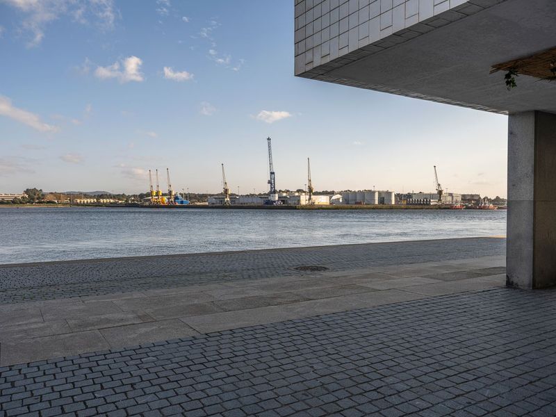 Porto, Portugal: Coastal Dawn at the Pier HDRi Maps and Backplates