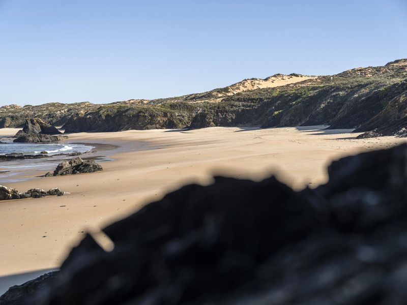 Portugal Coastal Landscape: Sand and Ocean HDRi Maps and Backplates