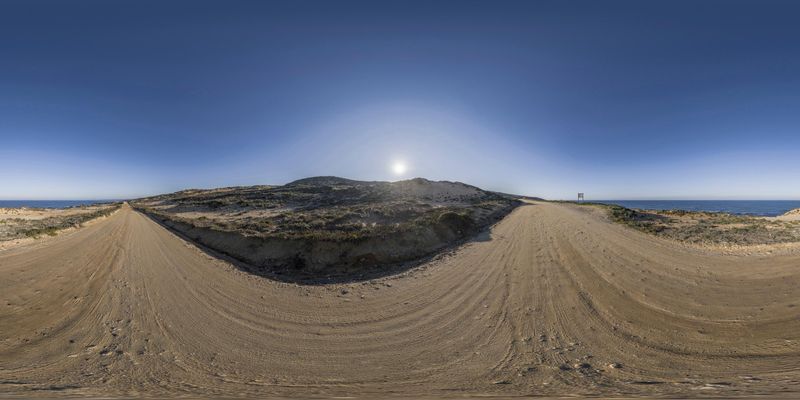 Portugal Coastline: Sand Dunes and the Vast Ocean Horizon HDRi Maps and ...