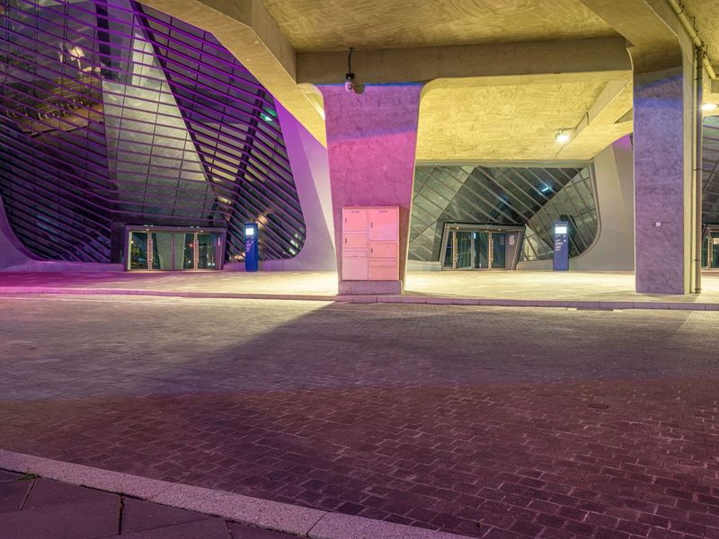 Purple Building: A Vision of Futuristic Architecture HDRi Maps and ...