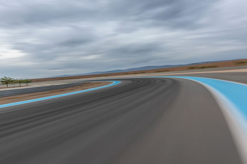 Race Track Asphalt at Dawn: Racing Through the Clouds HDRi Maps and ...