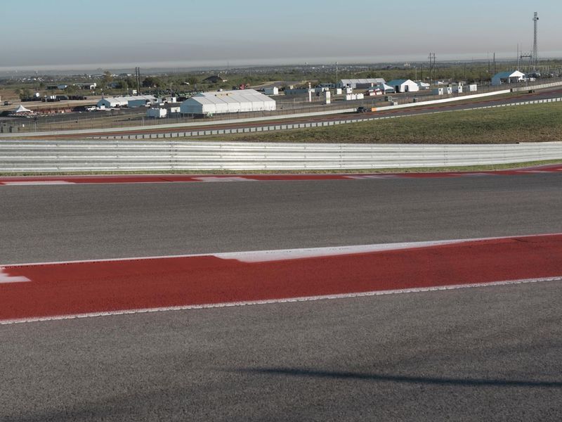 Race Track with Asphalt Roads and Stadium HDRi Maps and Backplates