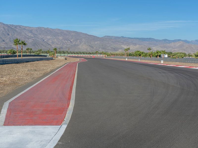 Race Track Asphalt: Straight Down the Road HDRi Maps and Backplates