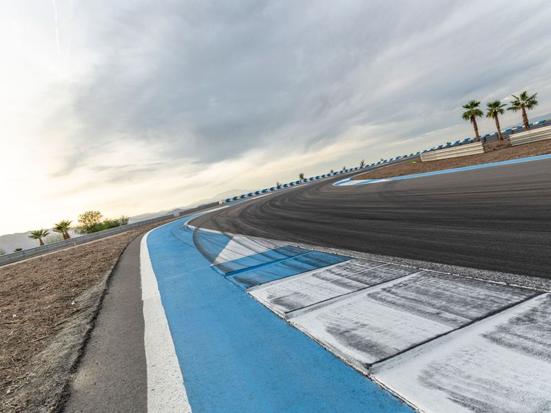 Race track on the break of day in the USA - HDRi Maps and Backplates
