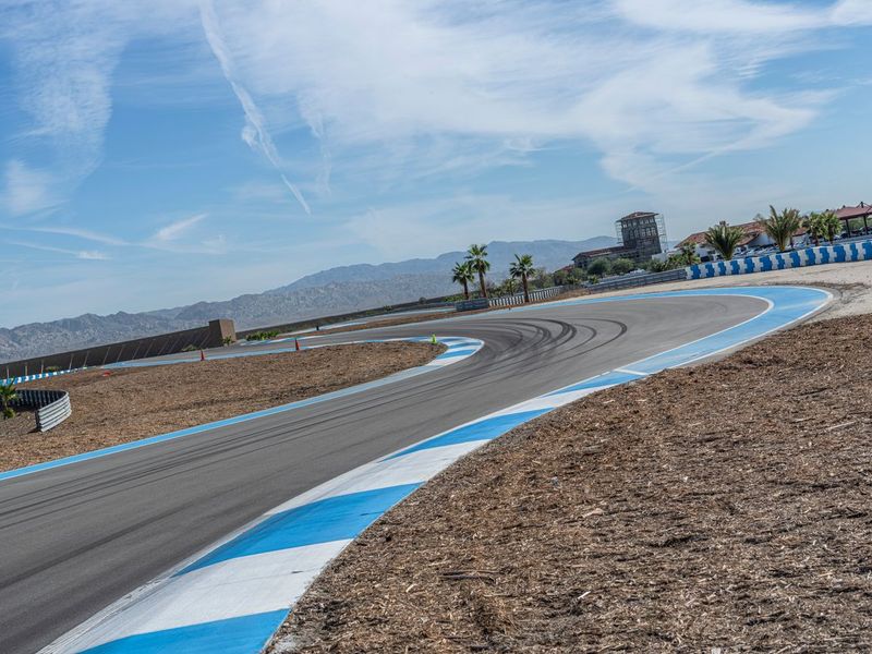 Race Track on a Cloudy Day in the USA - HDRi Maps and Backplates