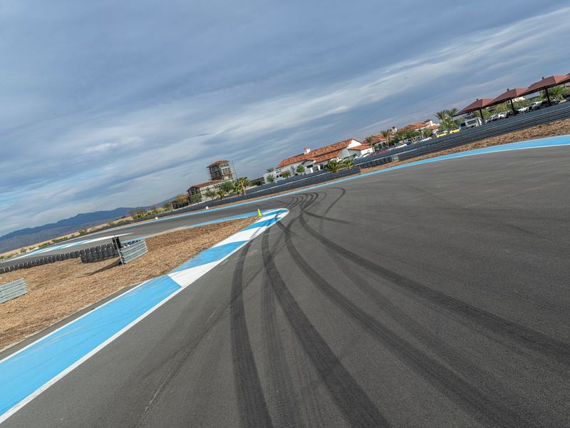 Race Track Curve: The Thrill of Driving on Asphalt HDRi Maps and Backplates