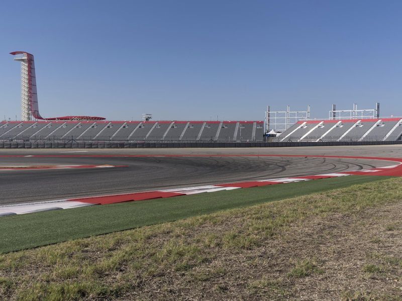 Race Track with Red and White Stripes on an Airfield HDRi Maps and ...