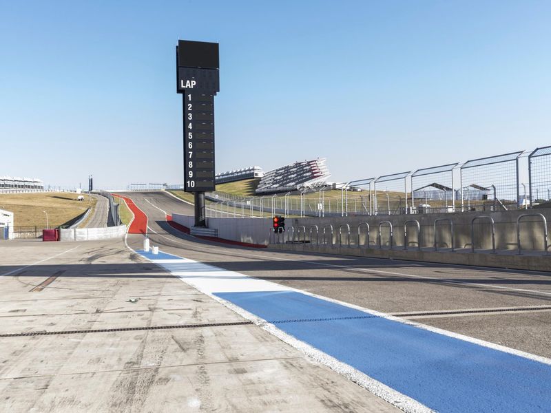 Race Track Stadium Pit Lane Asphalt Concrete HDRi Maps and Backplates