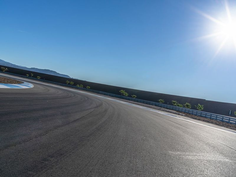 Race Track Under the Sunshine and Clear Sky HDRi Maps and Backplates