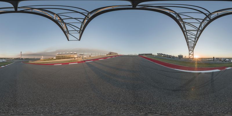 Race Track Time-Lapse: Inside the Terminal - HDRi Maps and Backplates