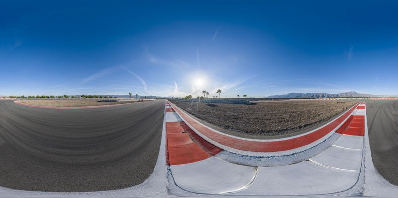 Race Track in the USA: An Aerial View on a Sunny Day HDRi Maps and ...