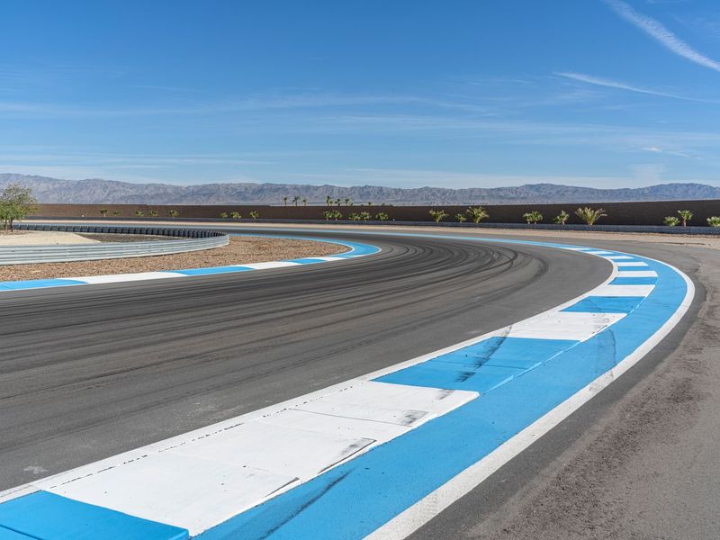 Race Track in the USA: Curving Asphalt Roads for Speed Enthusiasts HDRi ...