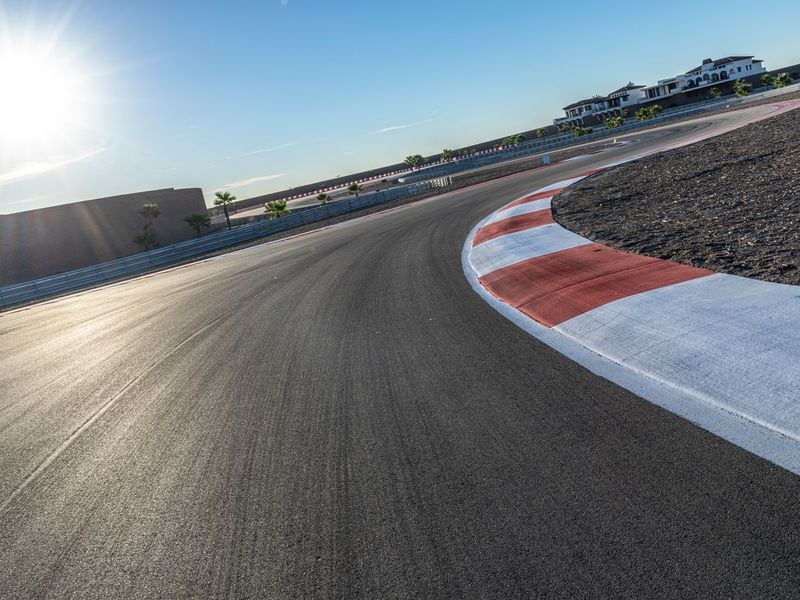Race Track in USA on a Sunny Day HDRi Maps and Backplates