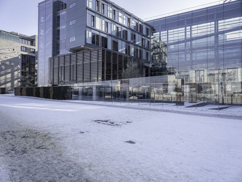 Residential High-Rise Building and Urban Design HDRi Maps and Backplates