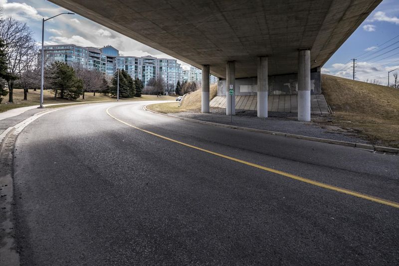 Residential Road: Asphalt Underpass HDRi Maps and Backplates