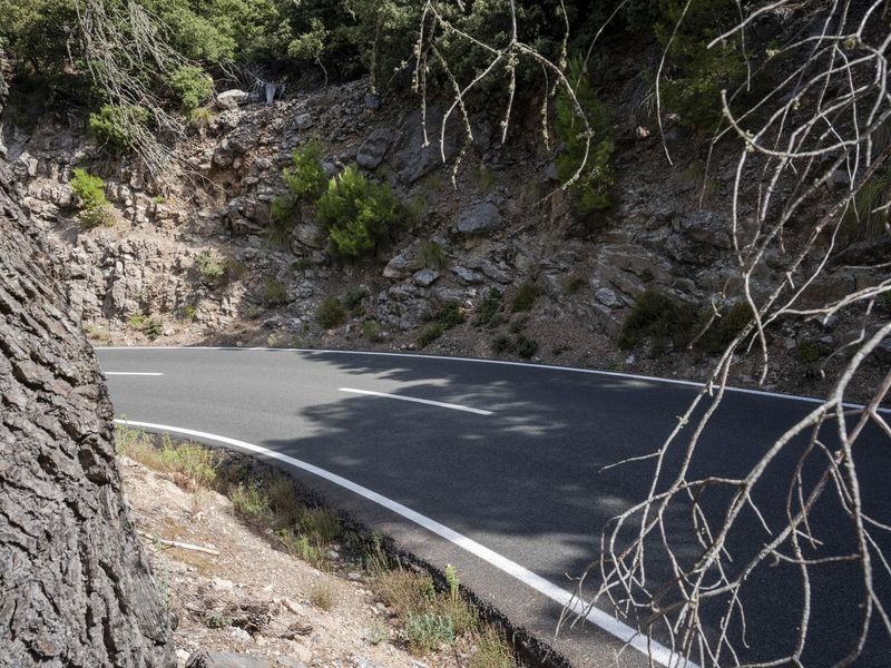 Road Through the Spanish Countryside HDRi Maps and Backplates