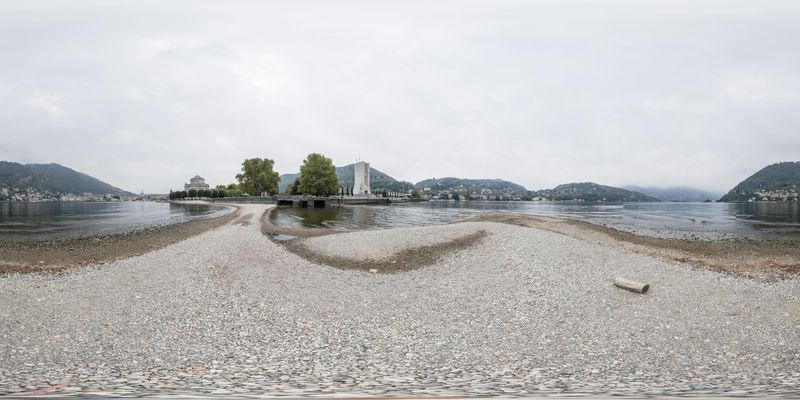 Rocky Beach by the Lake in Italy: A Nature Escape - HDRi Maps and ...