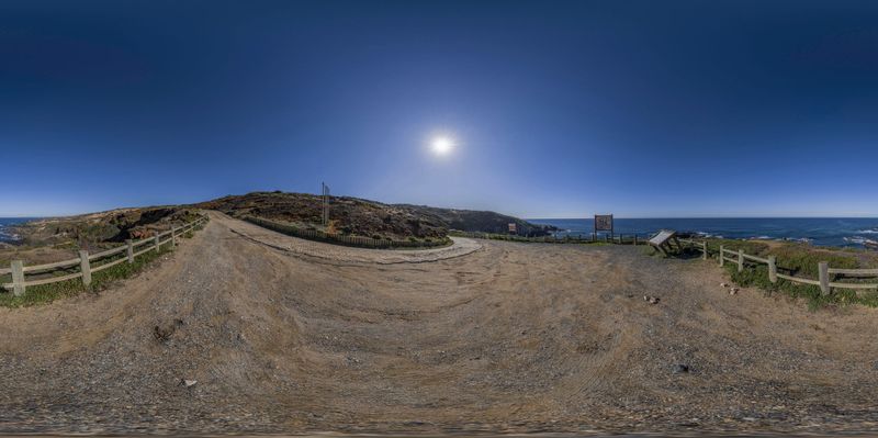 Rocky Beach by the Ocean: Full Moon in Portugal - HDRi Maps and Backplates