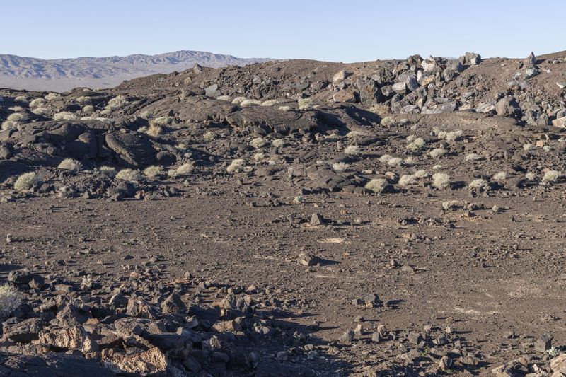 Rocky Desert Terrain with California Mountain View HDRi Maps and Backplates
