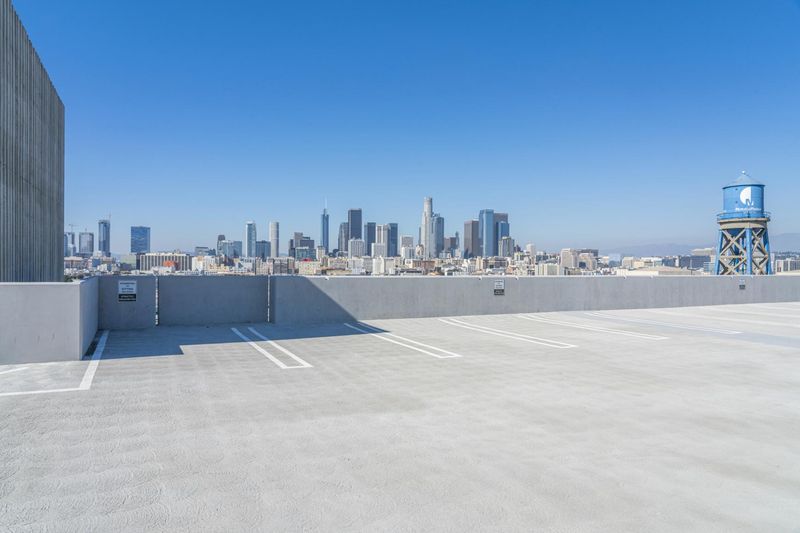 Roof Top Parking in Los Angeles Cityscape HDRi Maps and Backplates