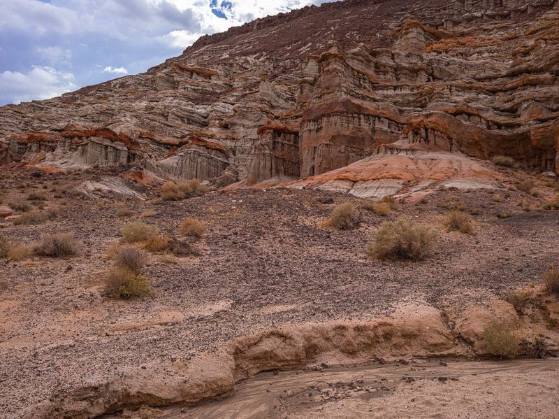 Rugged Landscape of California with Mountain Formation and Cloudy Sky ...
