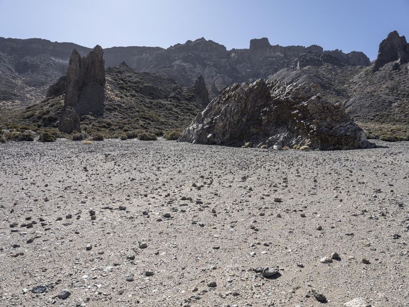 Rugged Mountain Road in Tenerife, Spain HDRi Maps and Backplates