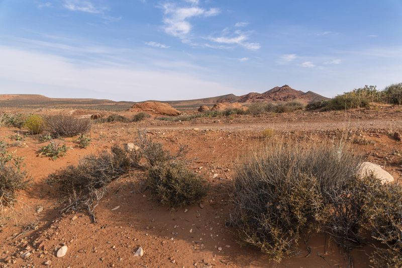 Rugged Utah Landscape with Red Rock Formation HDRi Maps and Backplates