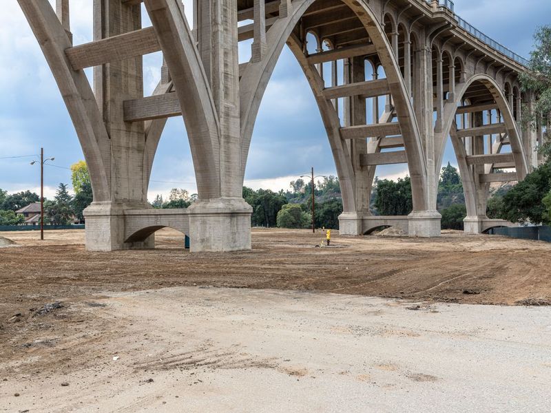 Rural Bridge Underpass Scenic View HDRi Maps and Backplates