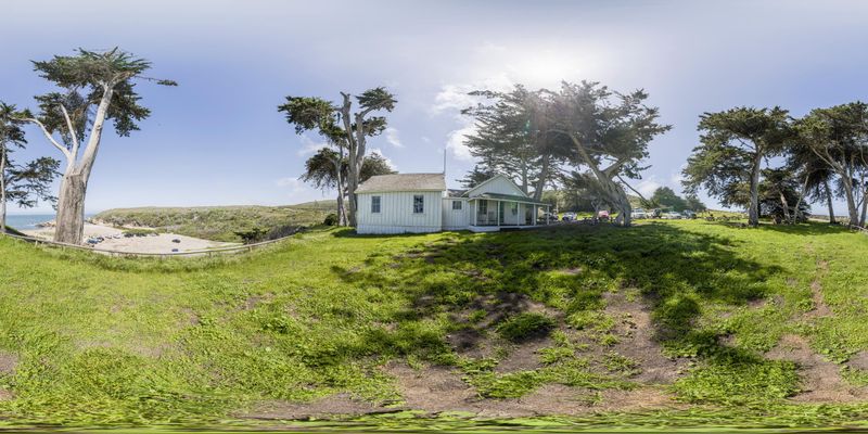 Rural California Farmhouse: Green Open Spaces HDRi Maps and Backplates