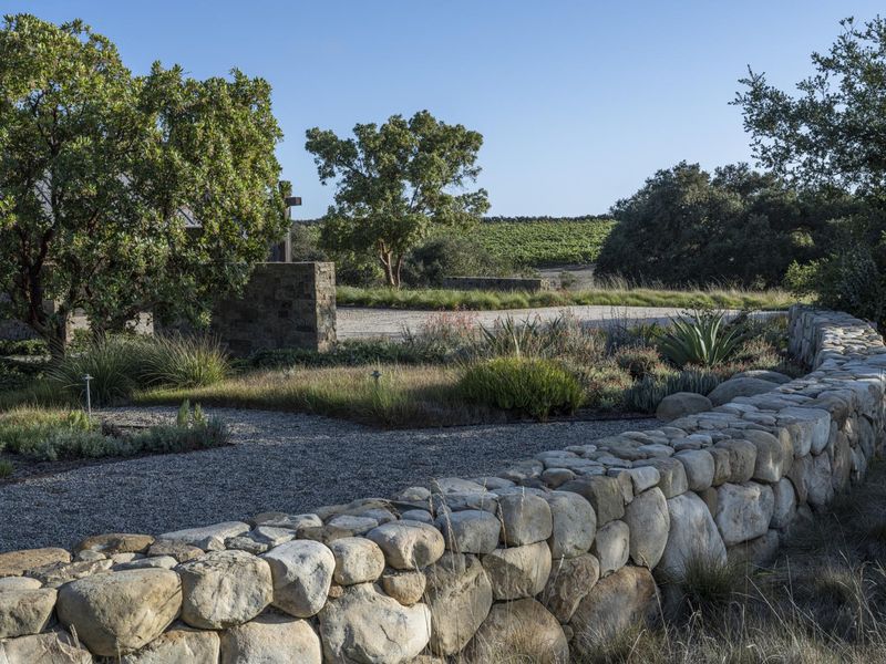 Rural California Landscape: Historic Stone Walls and Greenery HDRi Maps ...