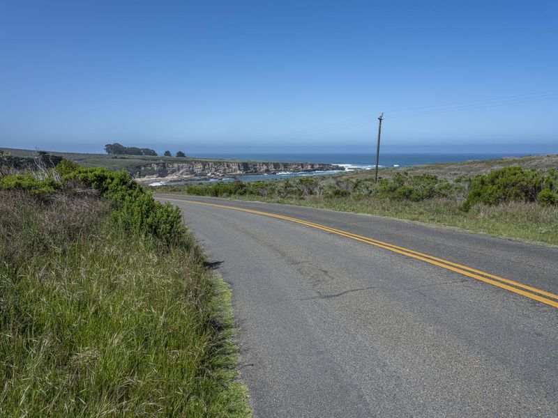 Rural Landscape in California: A Scenic Road Surrounded by Nature HDRi ...