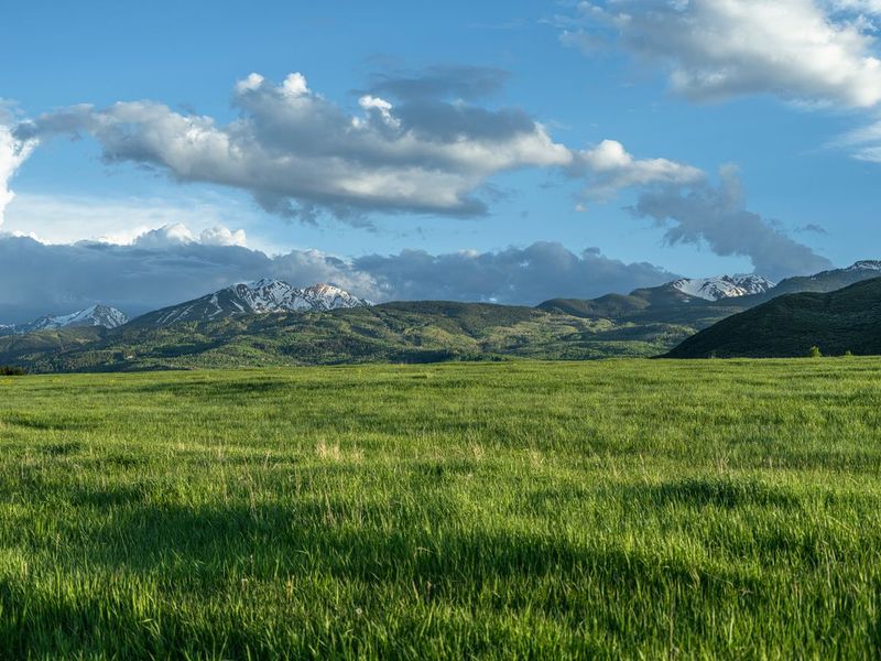 Rural Landscape in Colorado, USA at Dawn HDRi Maps and Backplates