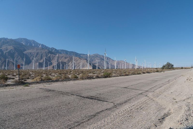 Rural Landscape with Mountain Range and Wind Turbine HDRi Maps and ...