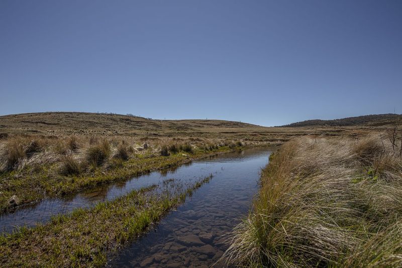 Rural Landscape with Water Stream, Grasses, and Mountains HDRi Maps and ...