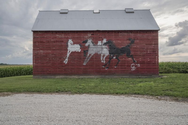 Rural Scene in Iowa: An Old Wooden House HDRi Maps and Backplates