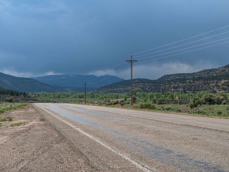Rural Utah: The Asphalt Road amidst the Landscape HDRi Maps and Backplates