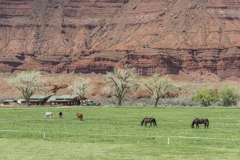 Rural Utah Landscapes: Red Rock Mountains and Green Fields HDRi Maps ...