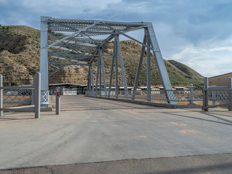Rural Utah: A Road and Bridge Amidst Mountain and Clouds HDRi Maps and ...